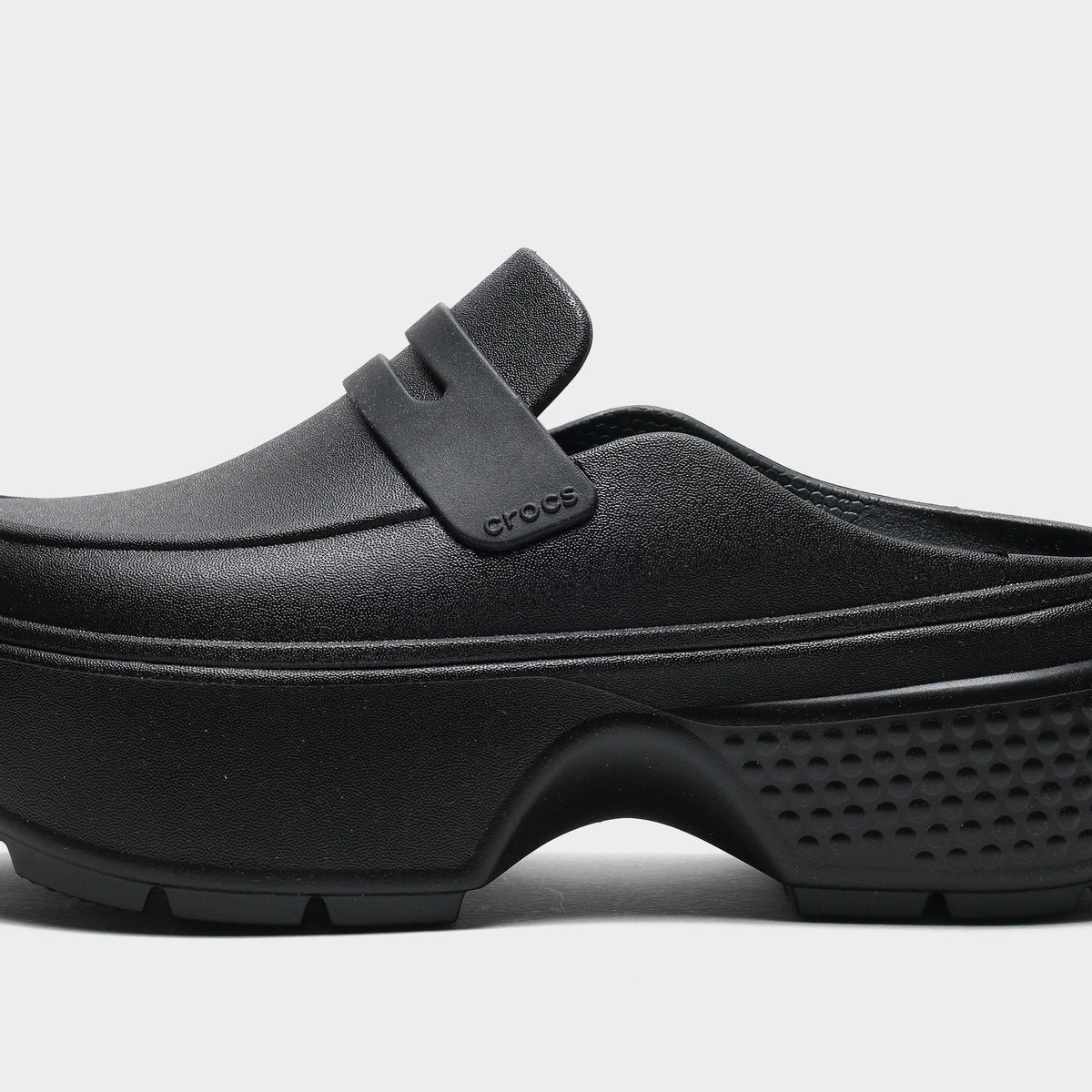 Black Crocs Stomp Loafer Women's - JD Sports Malaysia