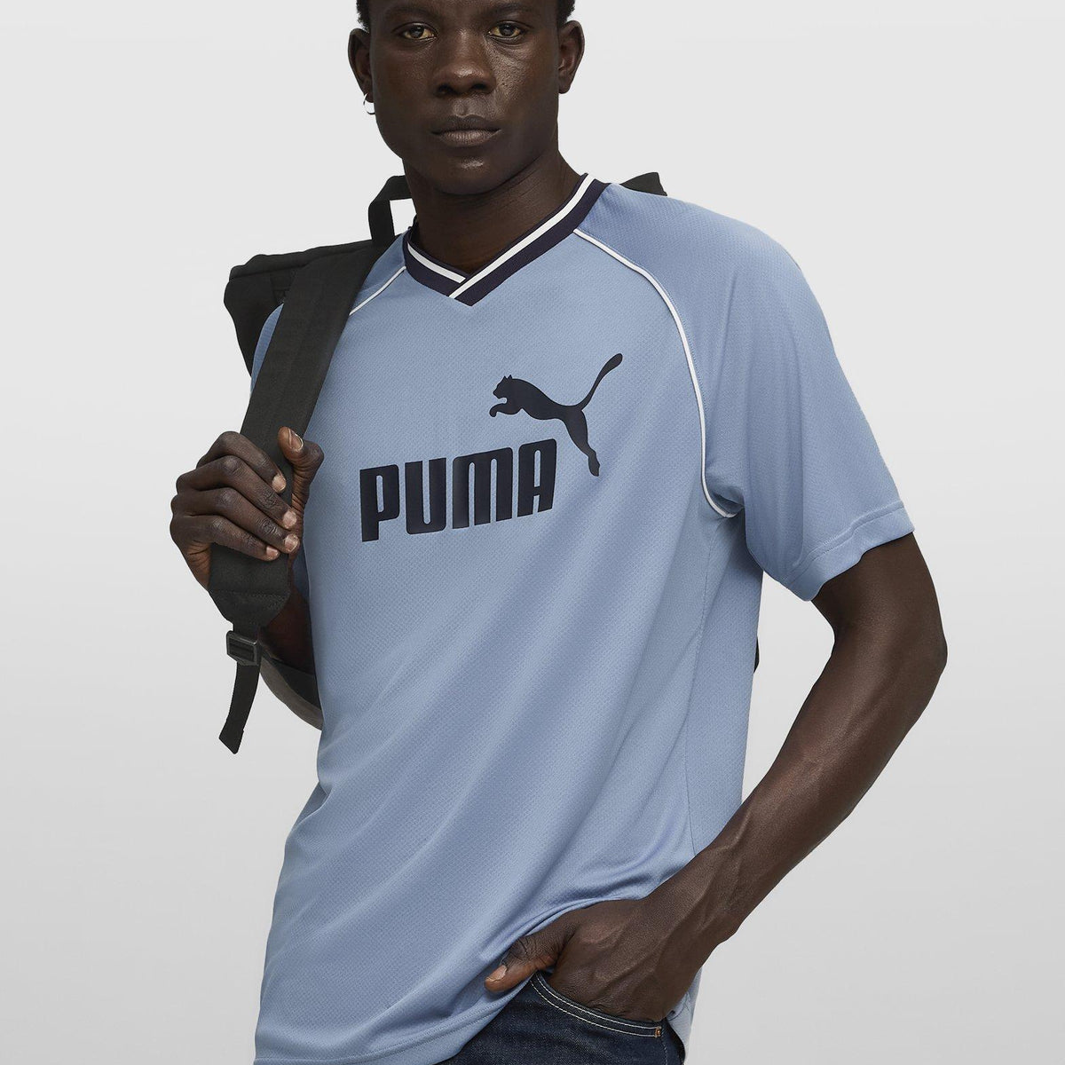 Blue Puma Essentials Football Jersey - JD Sports Malaysia