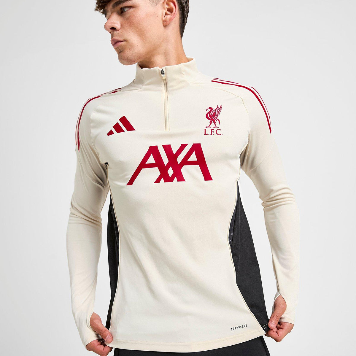 White adidas Liverpool FC Training Top - JD Sports Malaysia