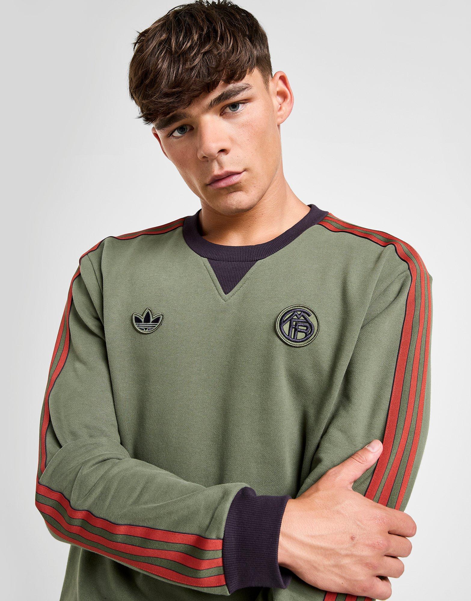 Green adidas FC Bayern Munich Icon Sweatshirt - JD Sports Malaysia