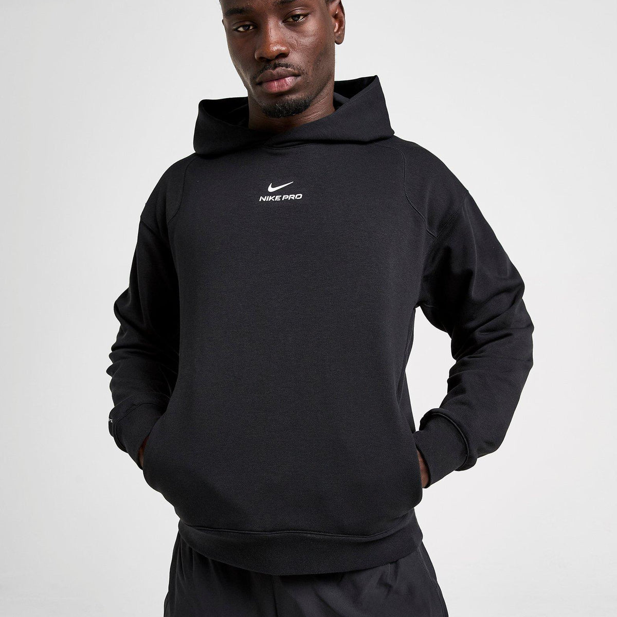 Black Nike Pro Overhead Hoodie - JD Sports Malaysia
