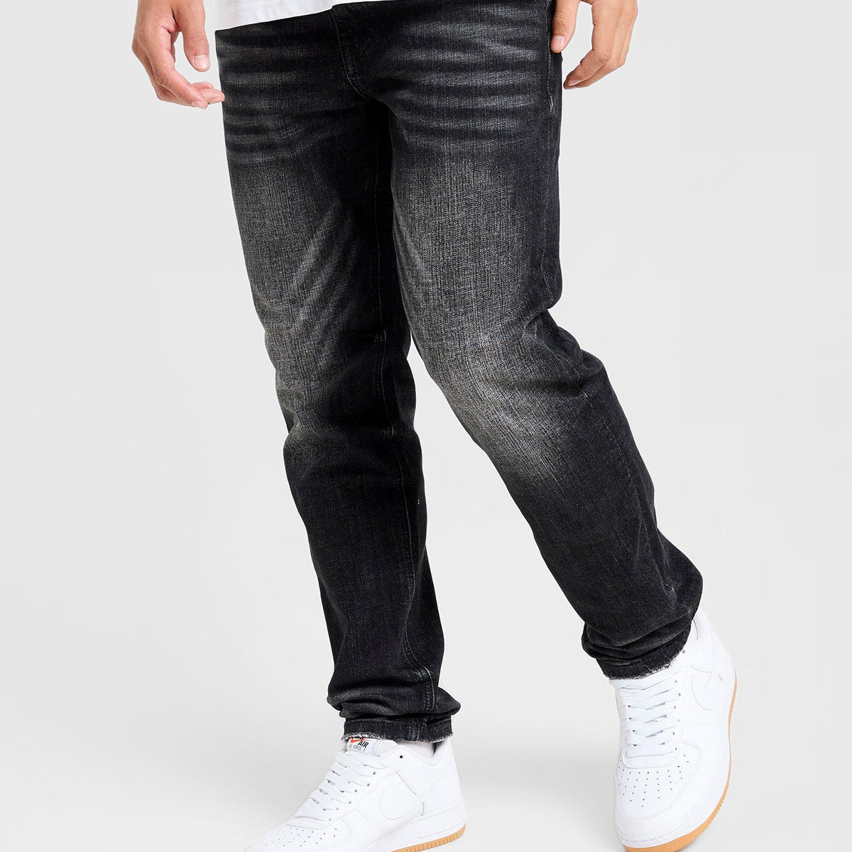Black Supply & Demand Washed Core Slim Jeans - JD Sports Malaysia
