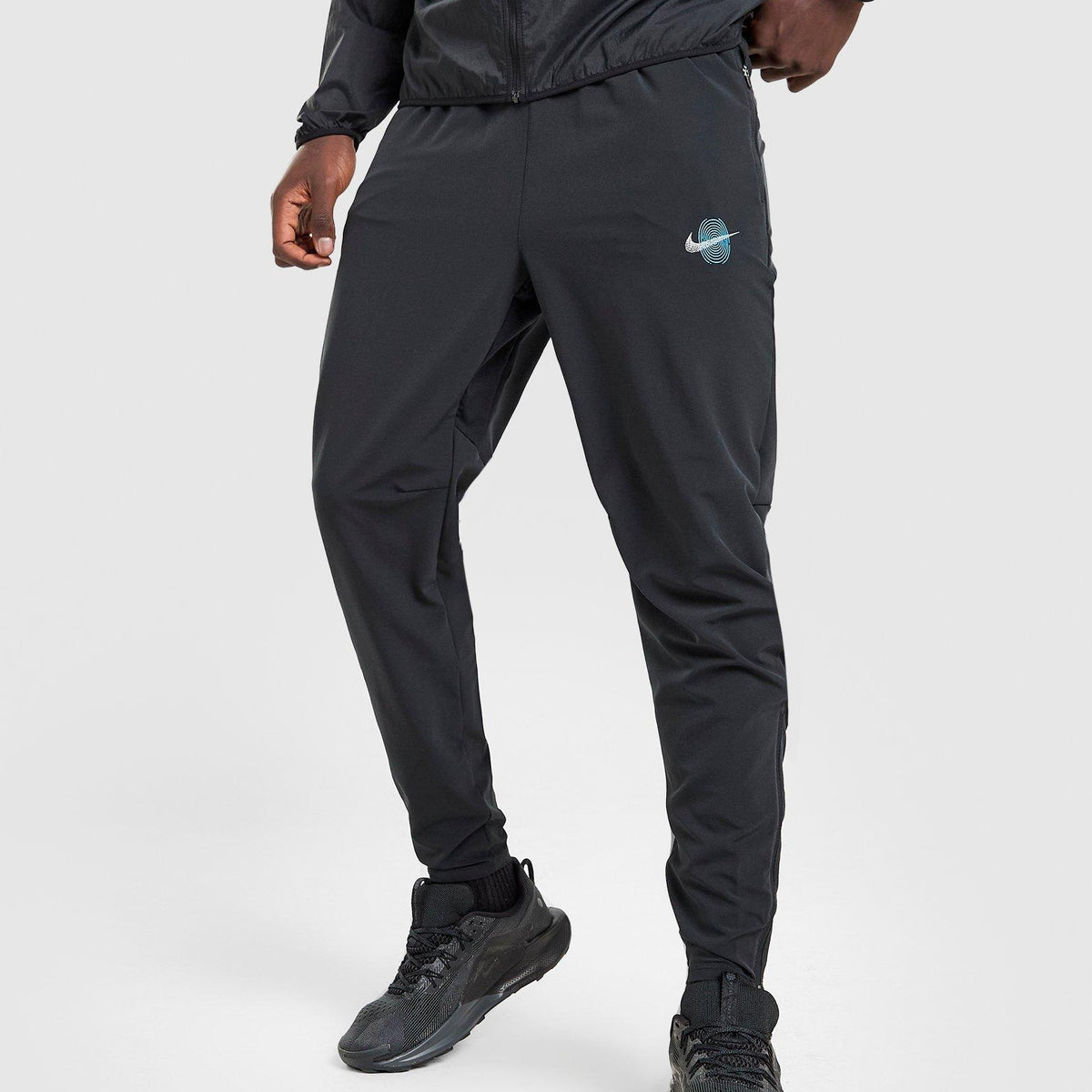 Black Nike Stride Graphic Woven Track Pants - JD Sports Malaysia