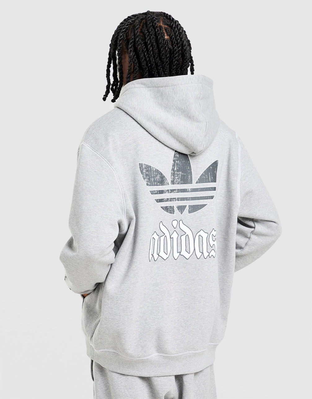 Grey adidas Gothic Overhead Hoodie - JD Sports Malaysia