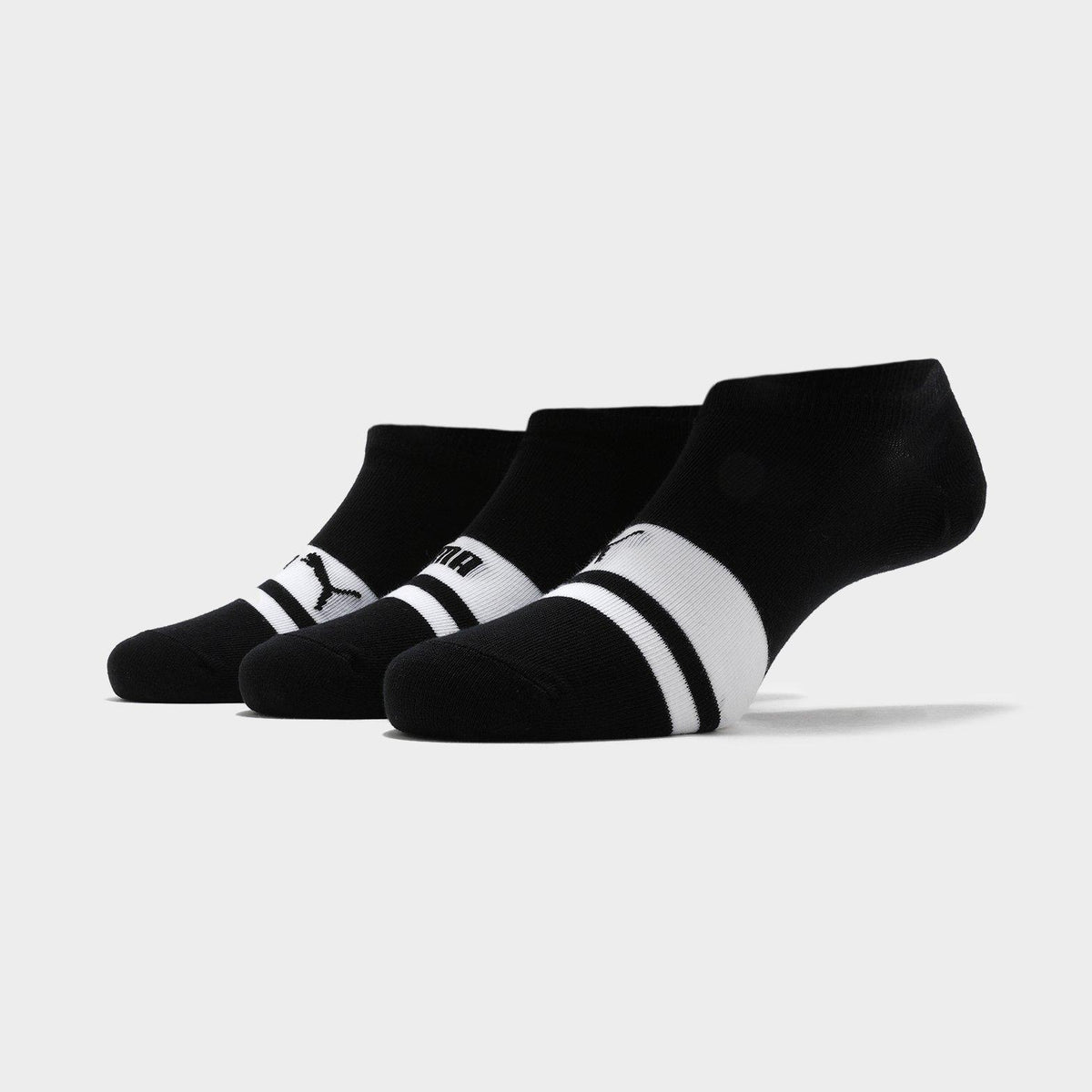 Black Puma No Show Socks 3 Pack - JD Sports Malaysia