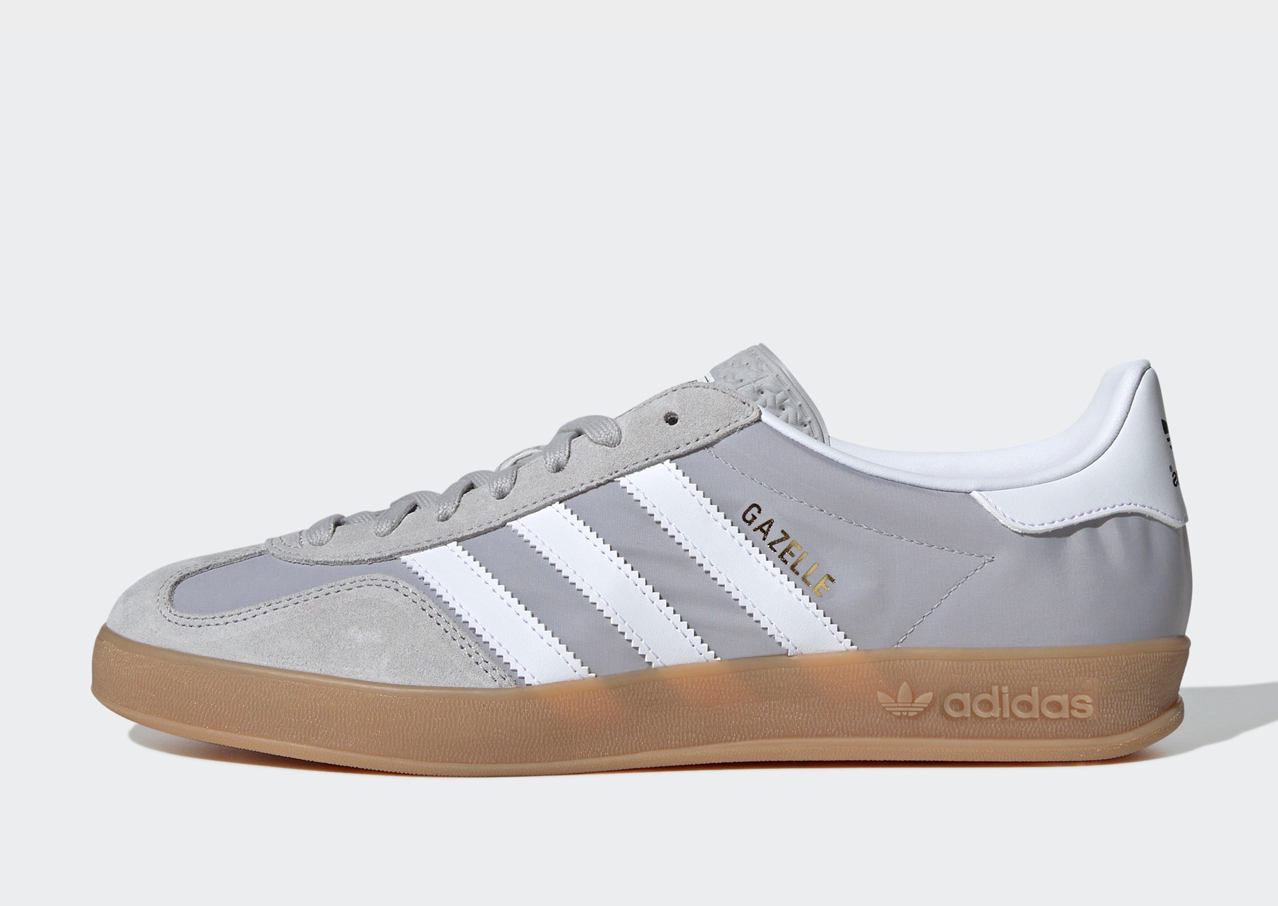 Grey adidas Gazelle Indoor - JD Sports Malaysia