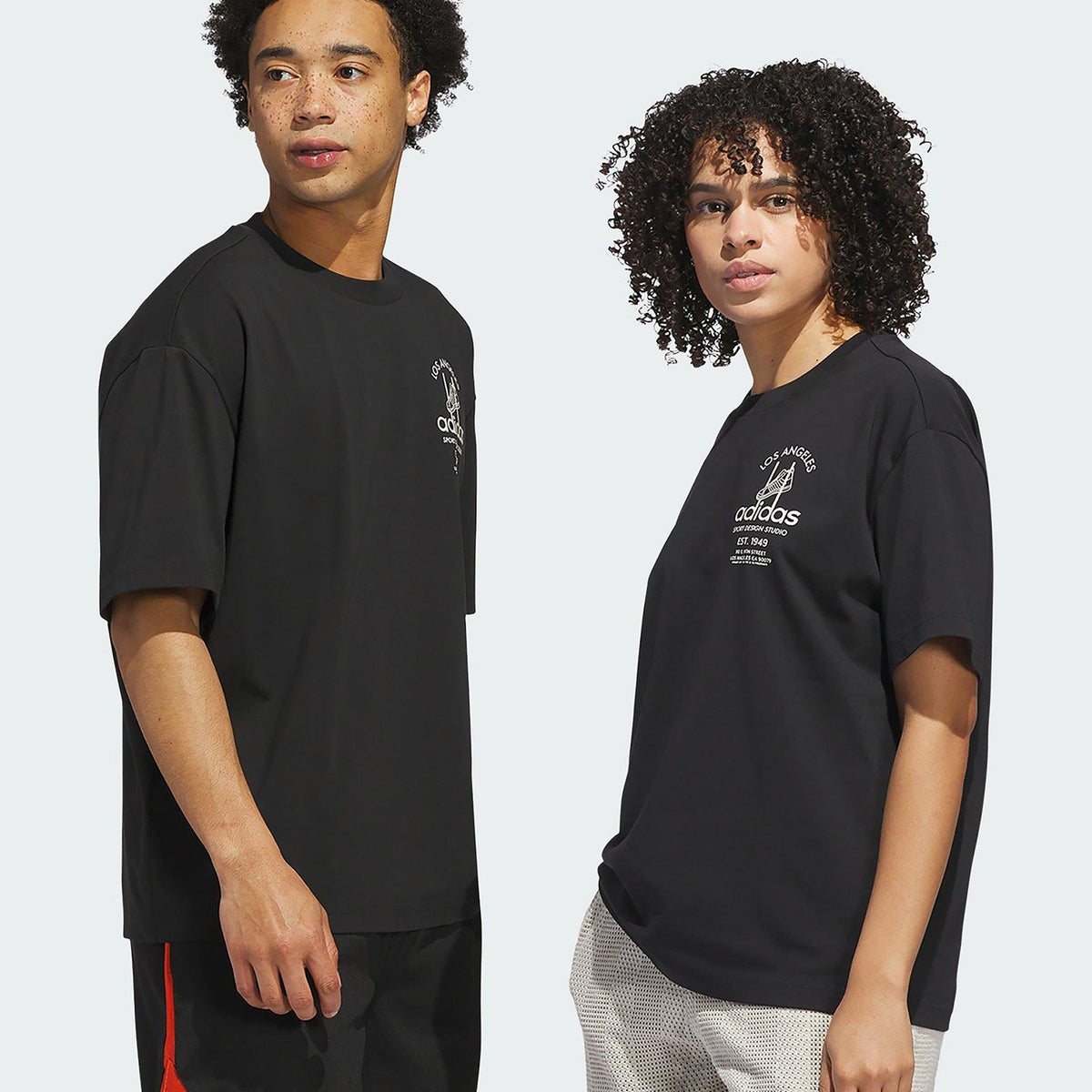 Black adidas Sports Design GFX T-Shirt (Unisex) - JD Sports Malaysia