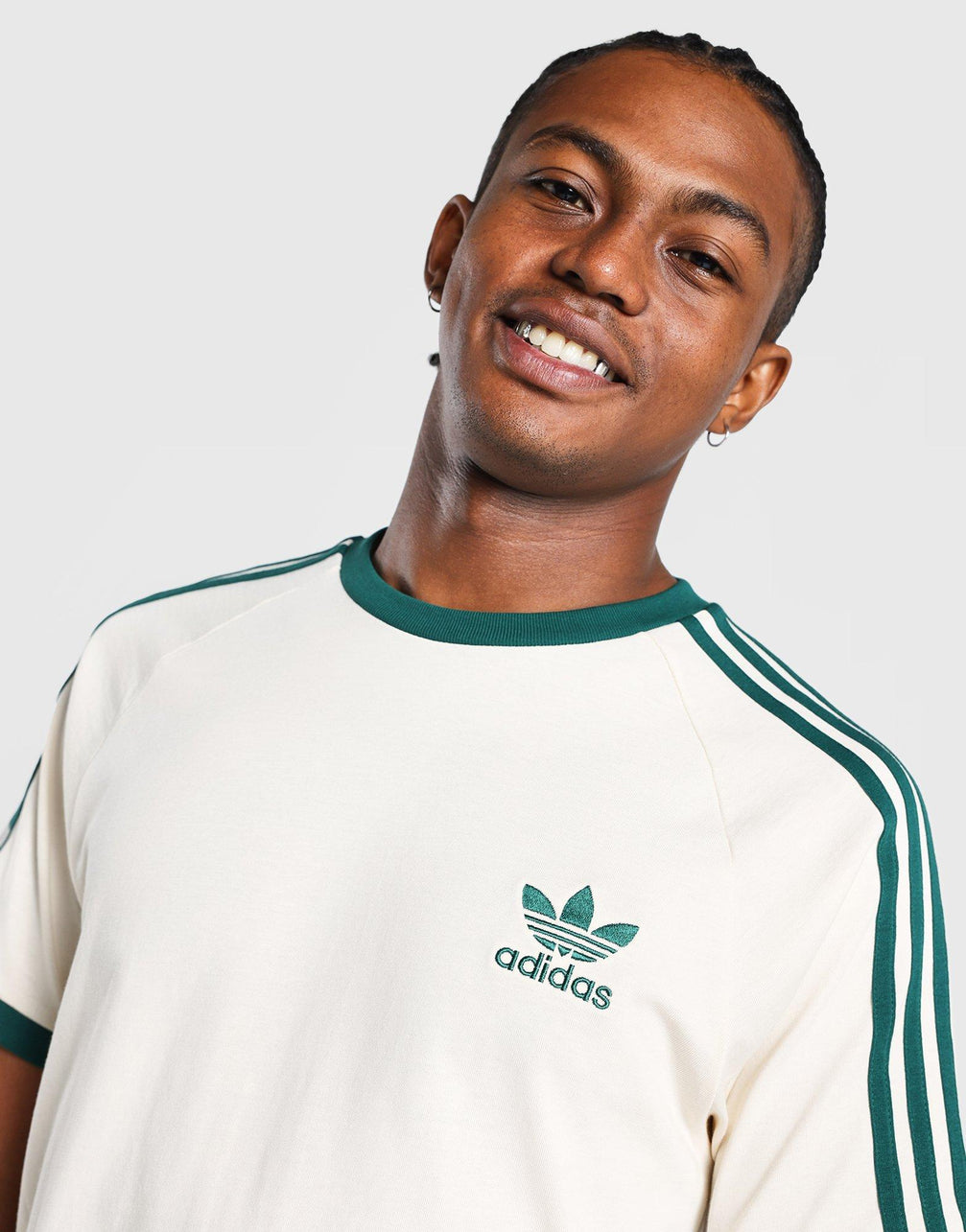 Beige adidas 3 Stripes T-Shirt - JD Sports Malaysia