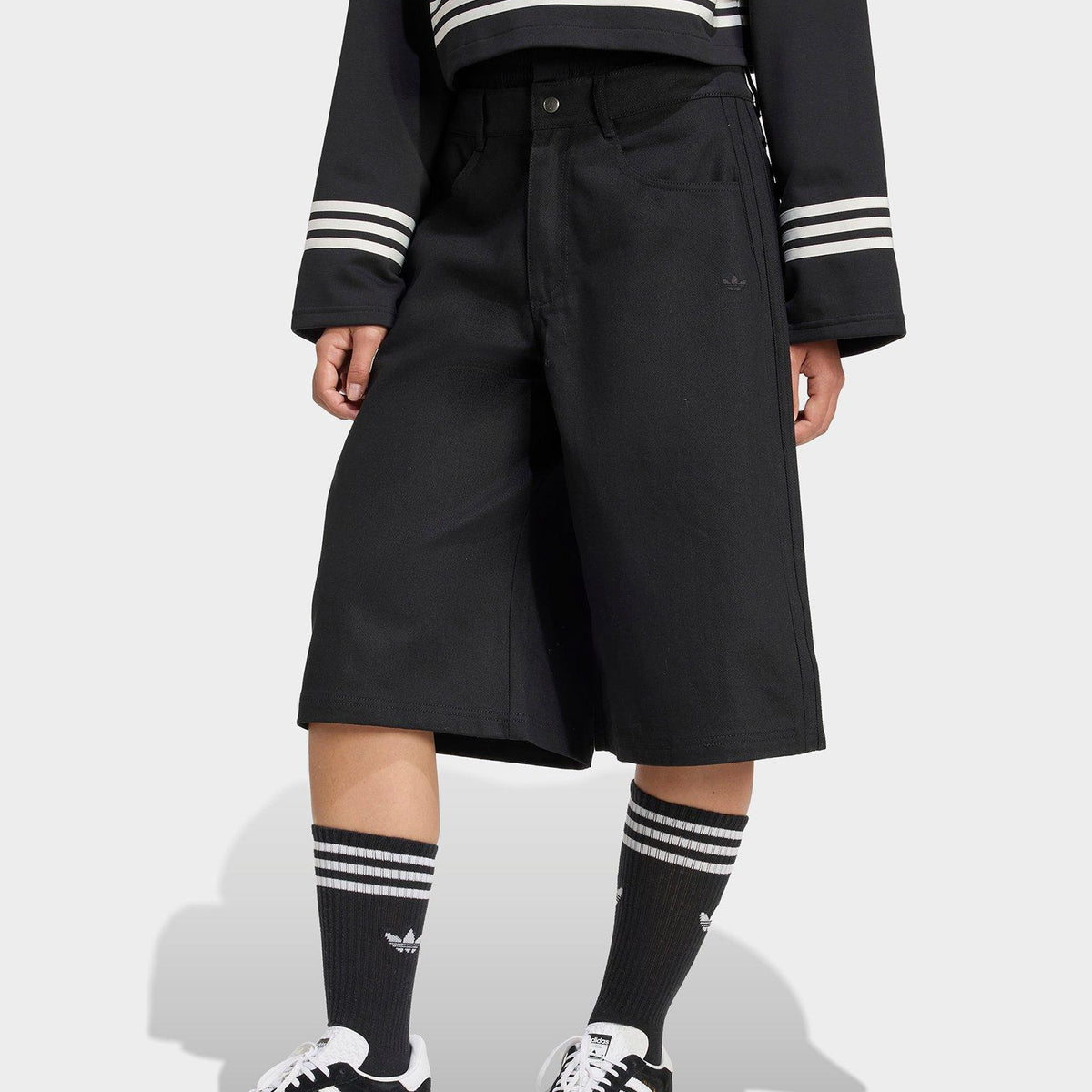 Black adidas Firebird Utility Jorts - JD Sports Malaysia