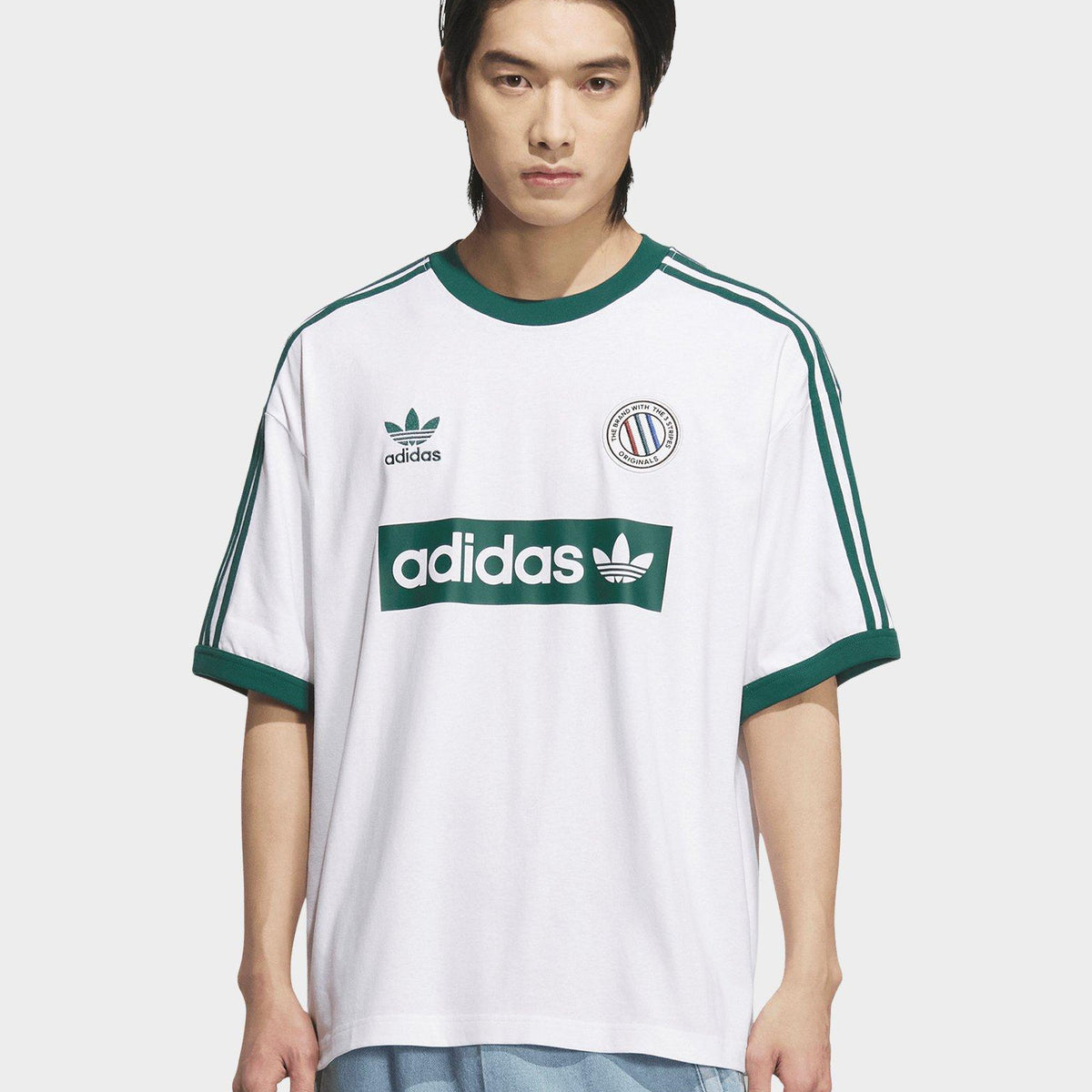 White adidas Ringer T-Shirt - JD Sports Malaysia