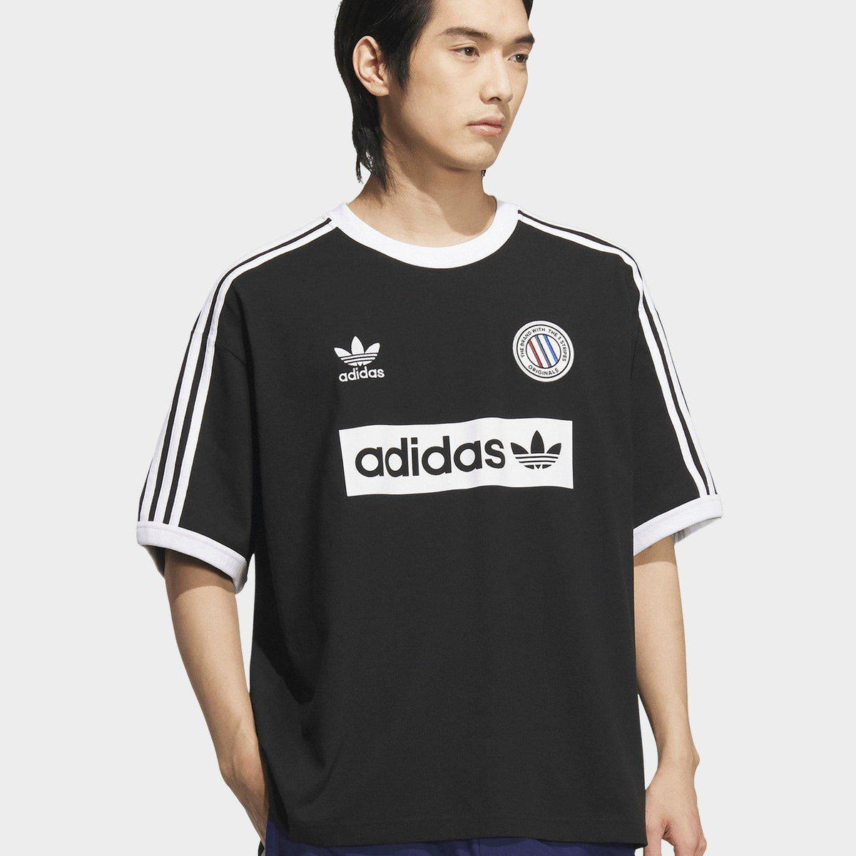 Black adidas Ringer T-Shirt - JD Sports Malaysia