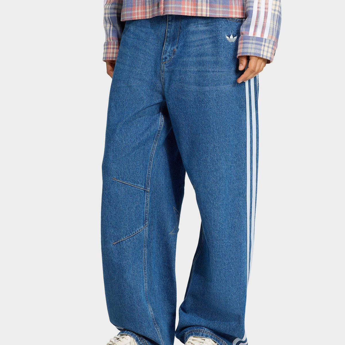Blue adidas Baggy GFX Denim - JD Sports Malaysia