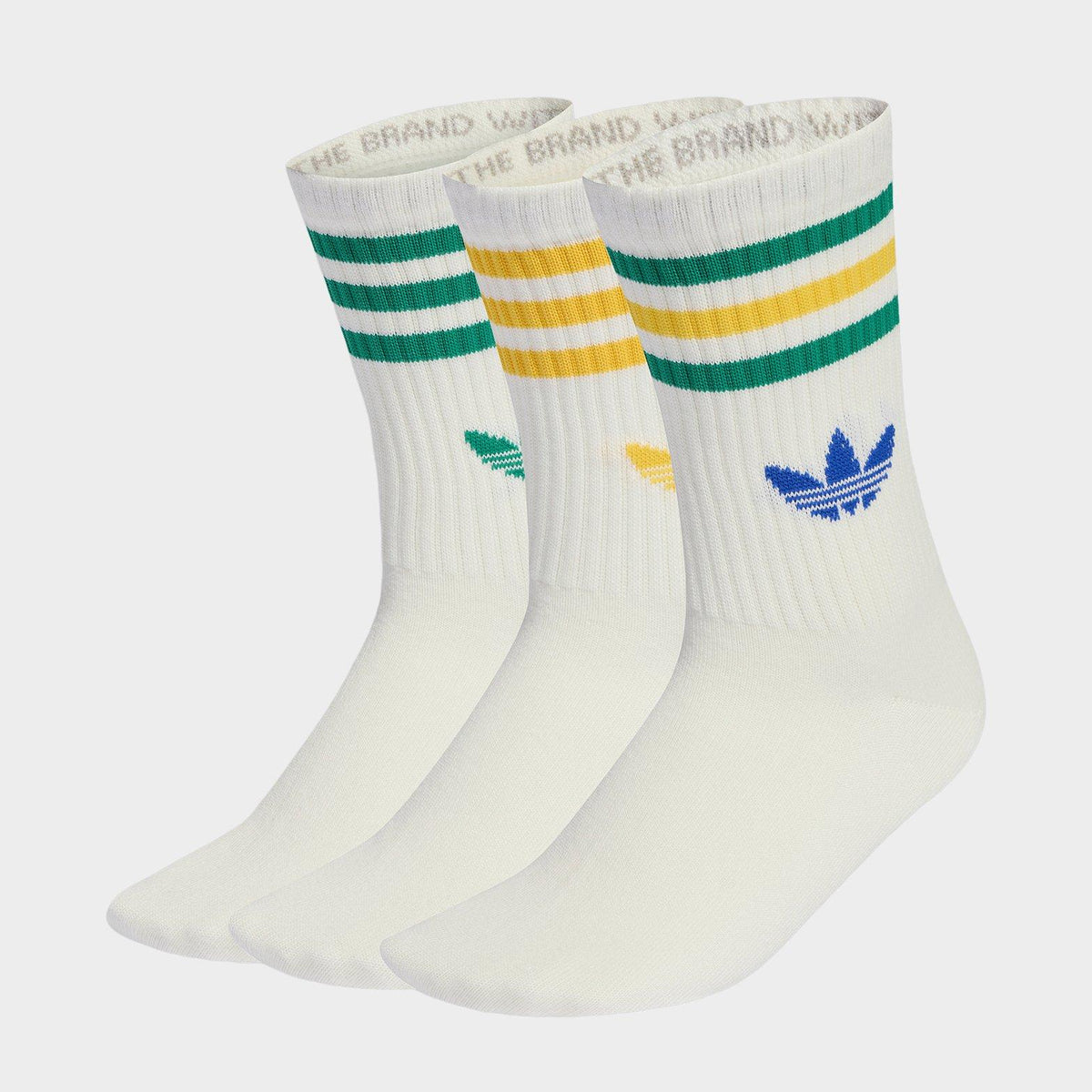 White adidas 3-Stripes Crew Socks 3 Pairs - JD Sports Malaysia