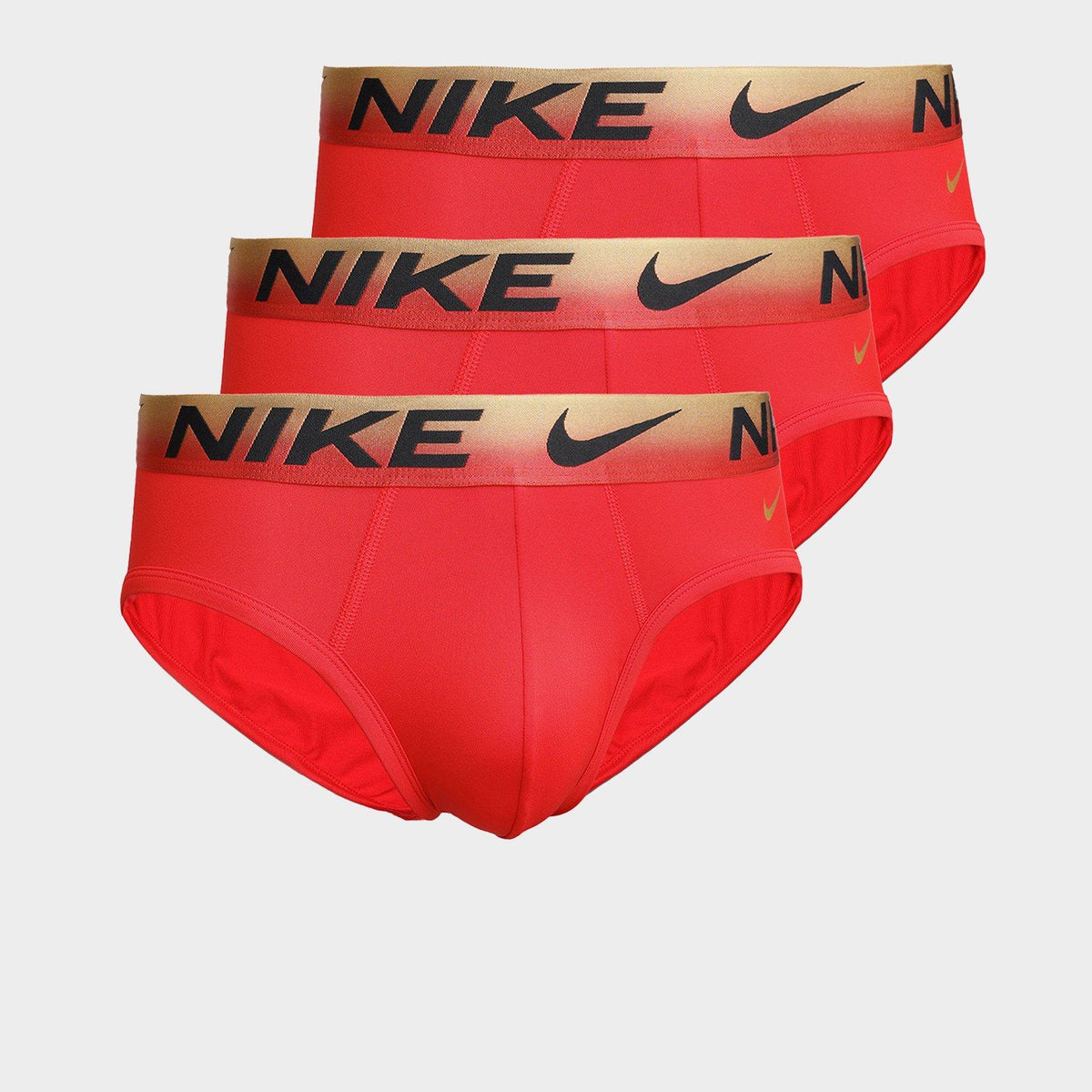 Red Nike Dri-FIT Essential Micro-Hip Brief 3 Pack - JD Sports Malaysia