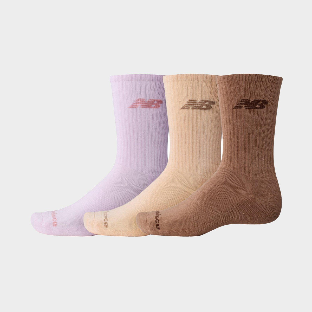 Multi New Balance Ribbed Cotton 3 Pack Socks - JD Sports Malaysia