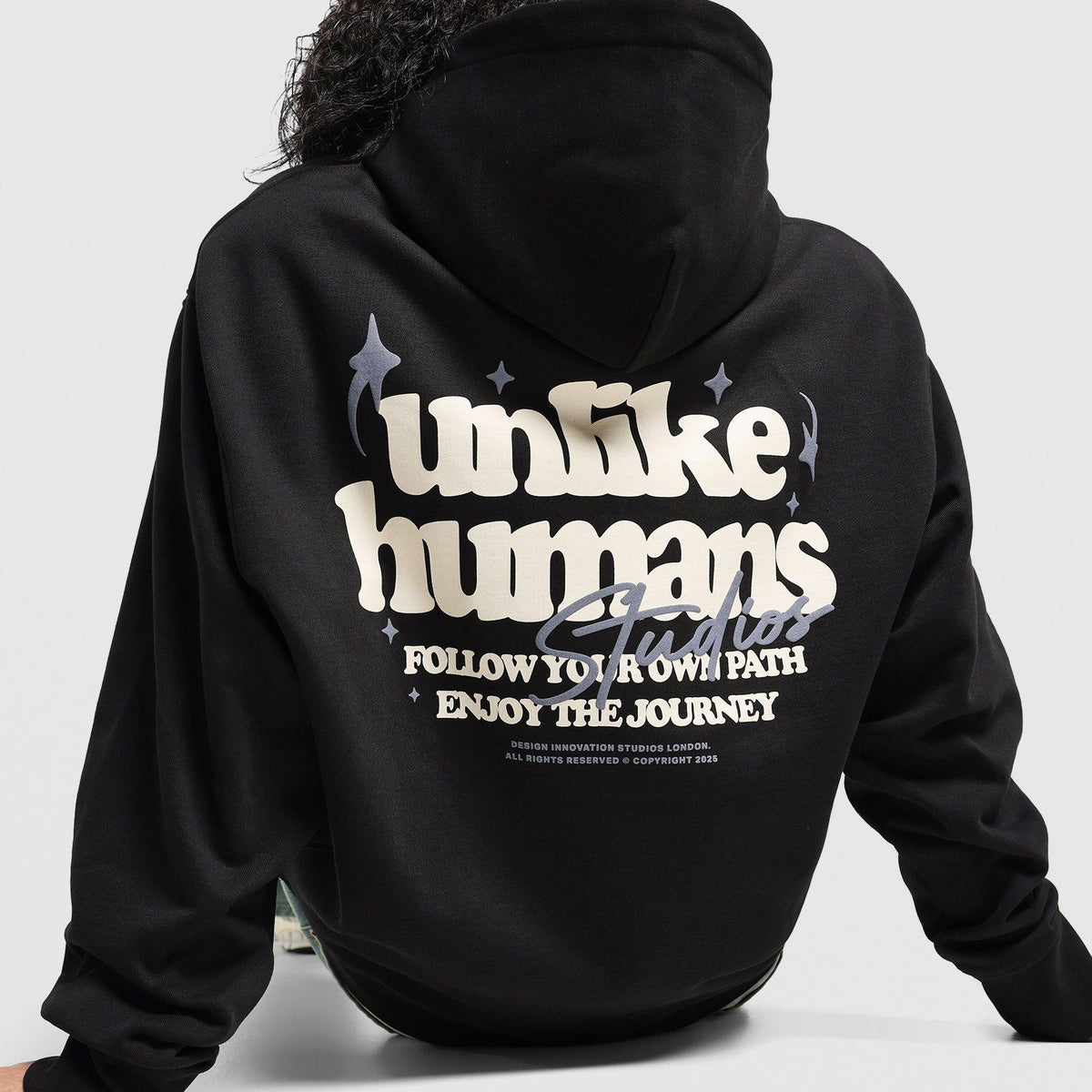 Black Unlike Humans Crafted Hoodie - JD Sports Malaysia