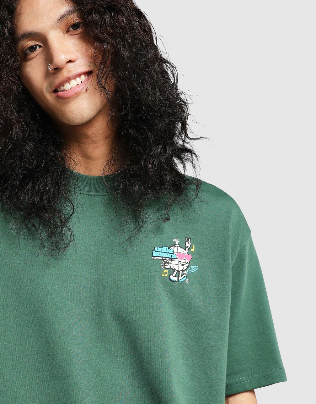 Green Unlike Humans Party Club T-Shirt - JD Sports Malaysia